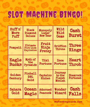 Slot Machine Bingo!