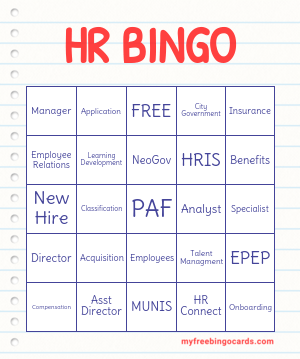 HR BINGO