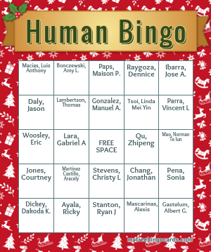 Human Bingo