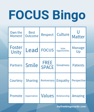 FOCUS Bingo