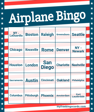 Airplane Bingo