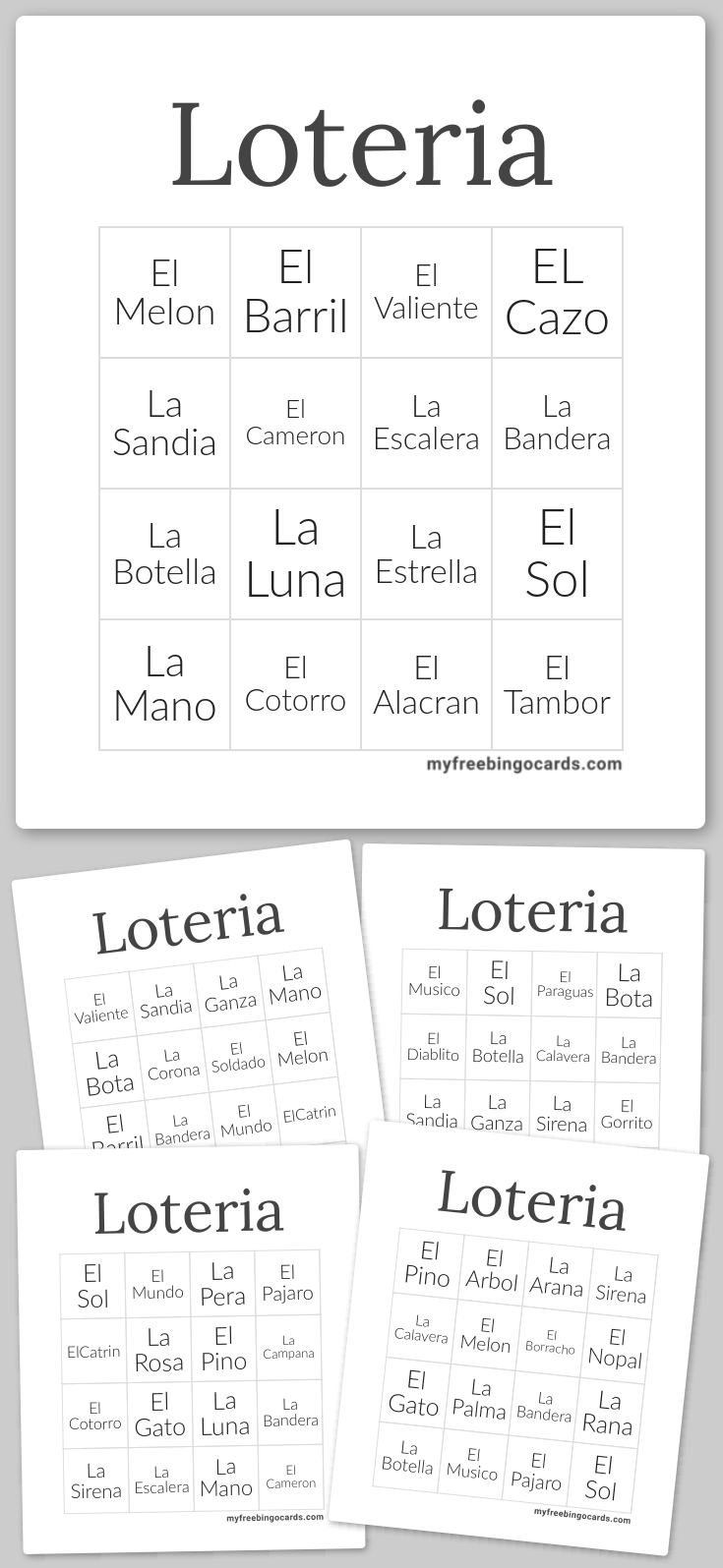Virtual Loteria Bingo