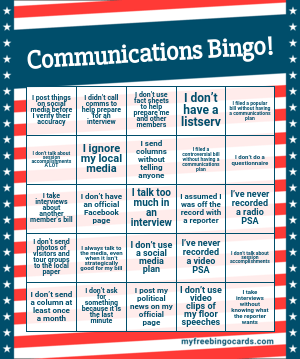 Communications Bingo!
