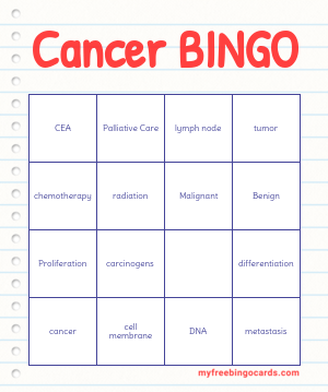 Cancer BINGO