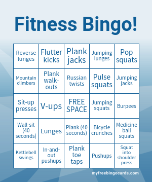 Fitness Bingo!