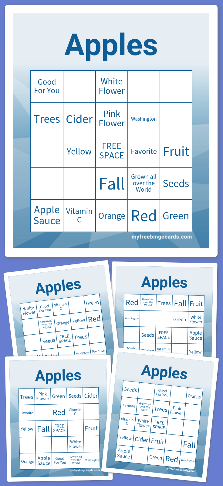 Virtual Apples Bingo