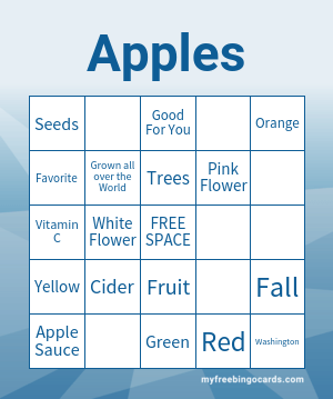 Print 100+ Apples Bingo Cards