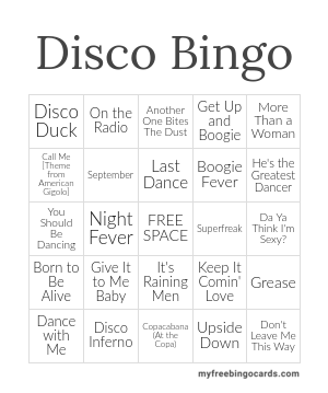 Disco Bingo