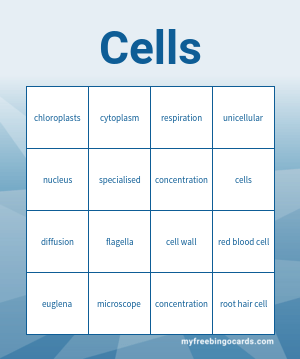 Cells Bingo