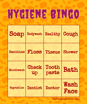 Hygiene Bingo