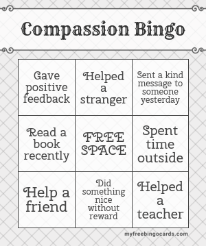 Compassion Bingo