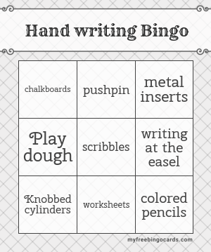 Hand writing Bingo
