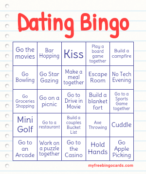 Dating Bingo