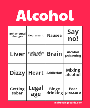Alcohol Bingo