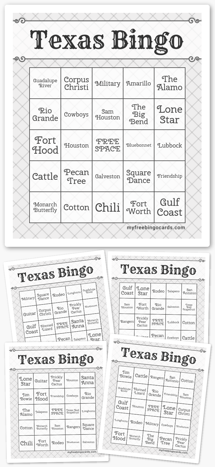 Virtual Texas Bingo