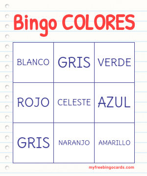 Bingo COLORES