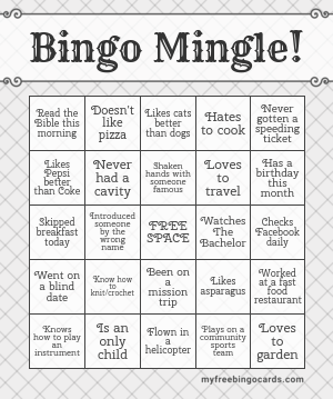Bingo Mingle!
