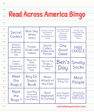 Read Across America Bingo