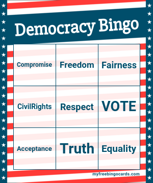 Democracy Bingo