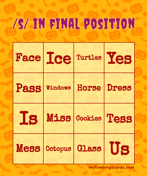 /s/ in final position bingo
