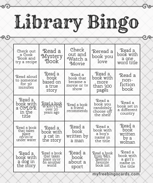 Library Bingo