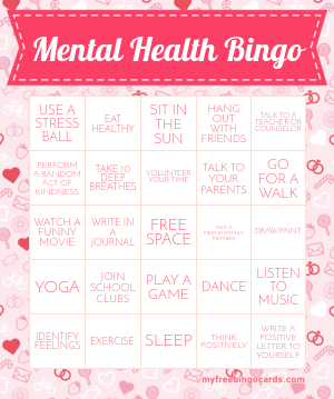 Mental Health Bingo