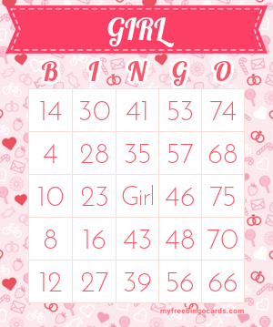 GIRL BINGO