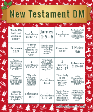 New Testament DM Bingo