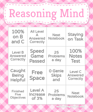 Print 100+ Reasoning Mind Bingo Cards