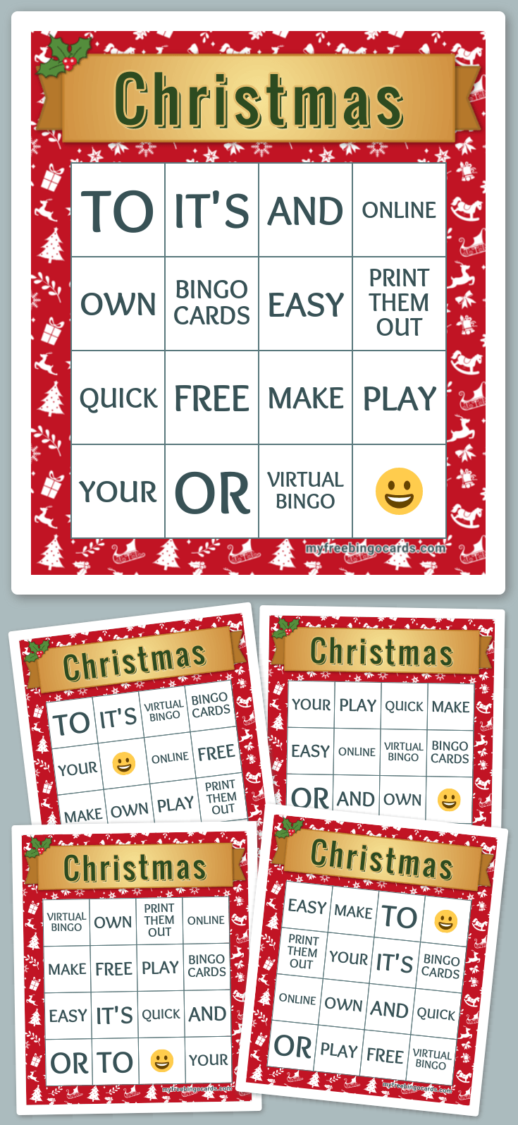 Virtual Christmas Bingo