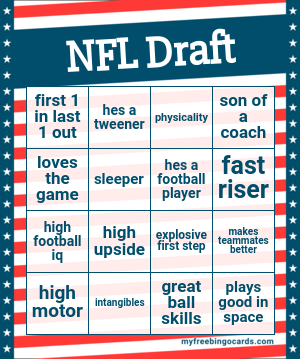 NFL Draft Bingo