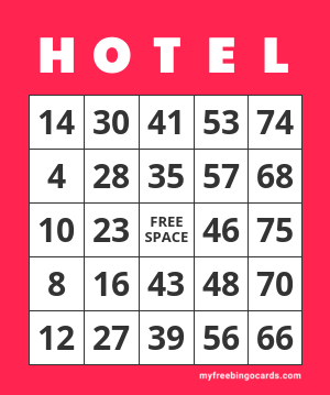 HOTEL BINGO
