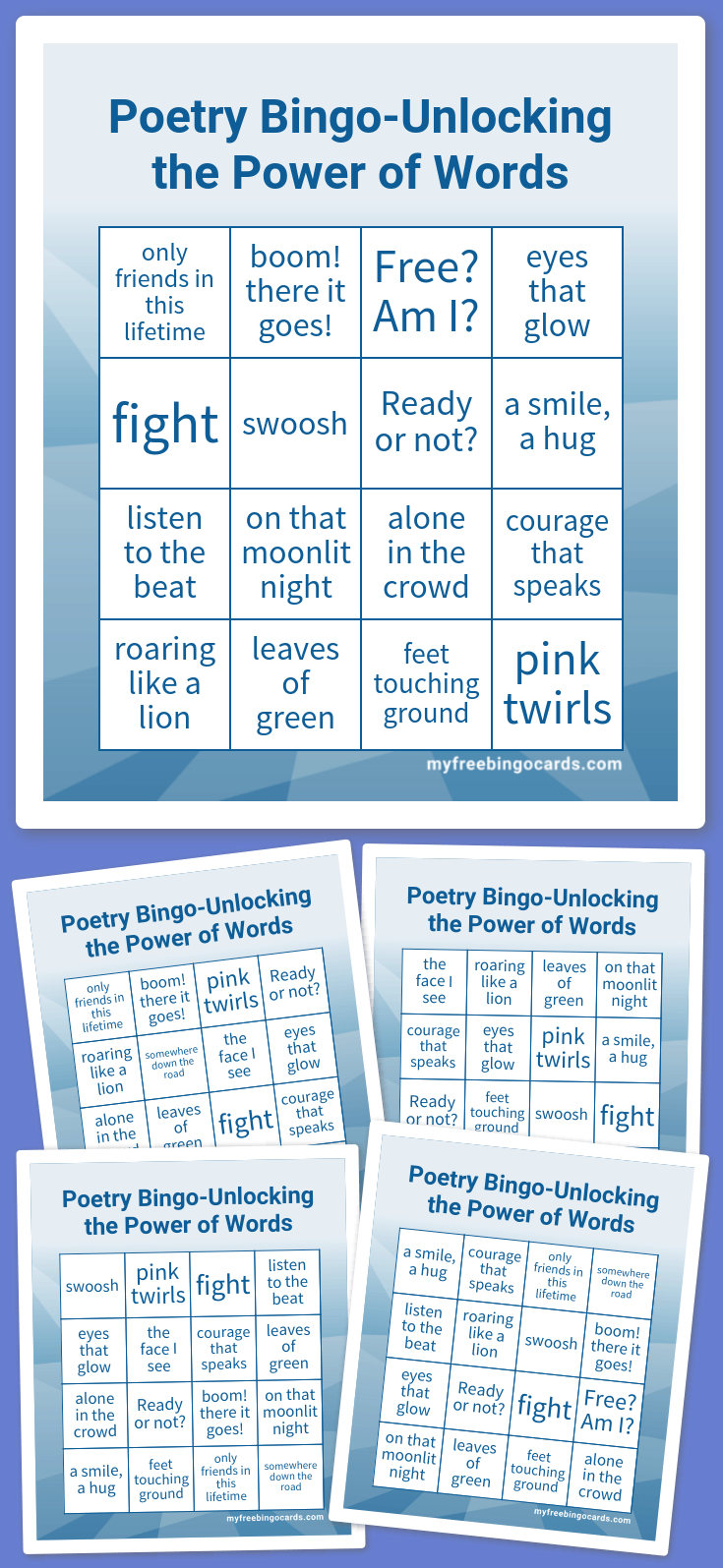 Virtual Poetry Bingo-Unlocking the Power of W…