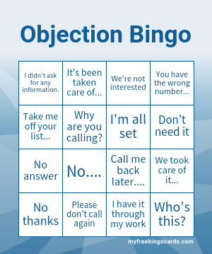 Objection Bingo