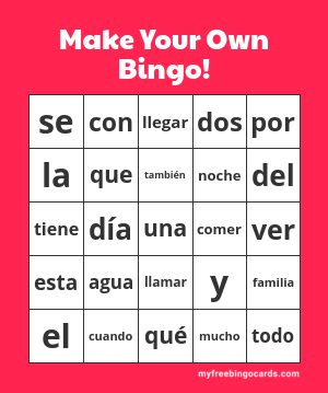 Make Your Own Bingo!
