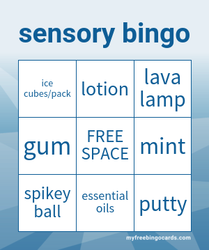 sensory bingo