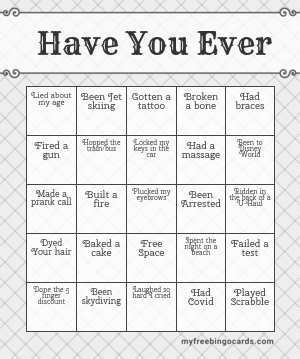 Have You Ever Bingo