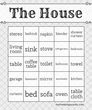 Print 100+ The House Bingo Cards
