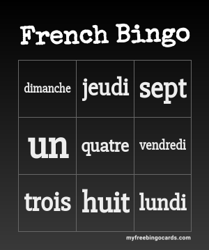 French Bingo