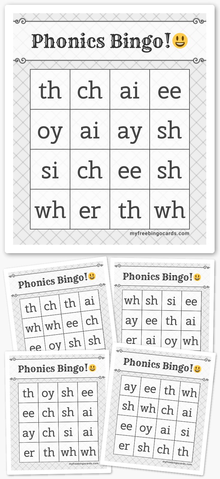 Virtual Phonics Bingo!😃