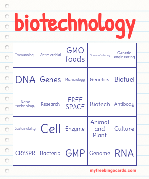 biotechnology bingo