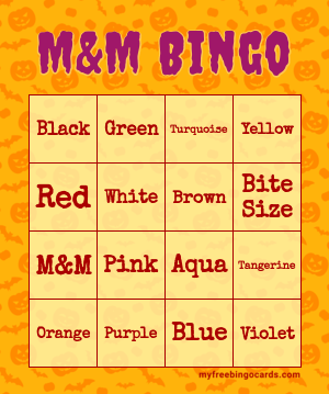 M&M Bingo