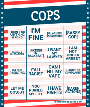 COPS BINGO
