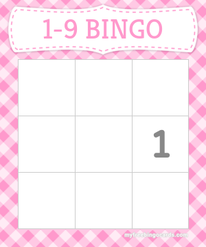 1-9 BINGO
