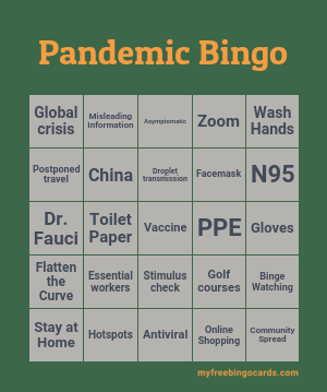 Pandemic Bingo