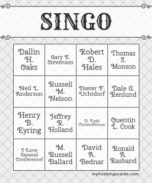 PRINT 100+ SINGO BINGO CARDS