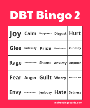 DBT Bingo 2