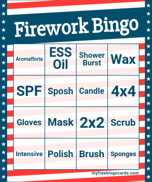 Firework Bingo