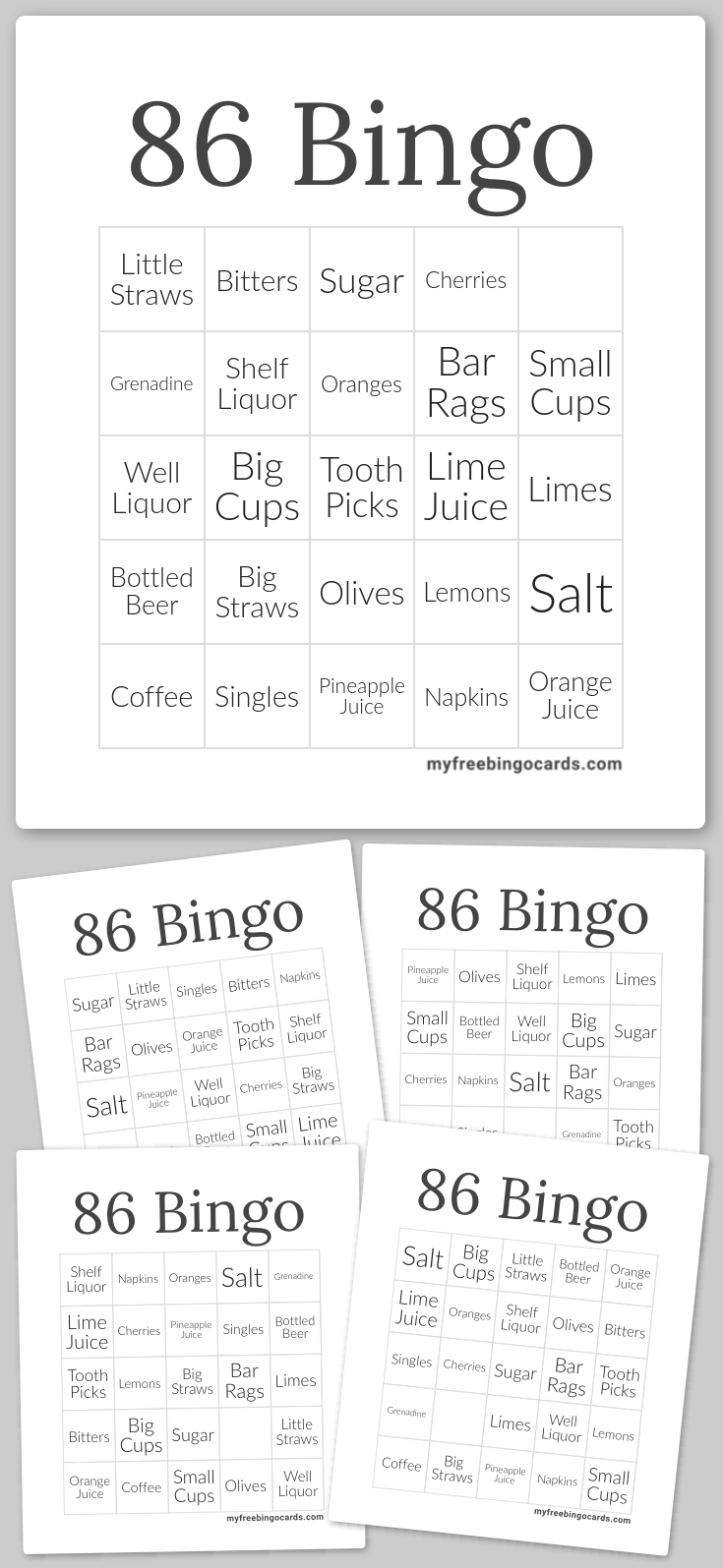 Virtual 86 Bingo