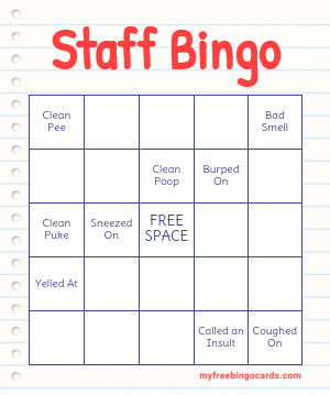 Staff Bingo